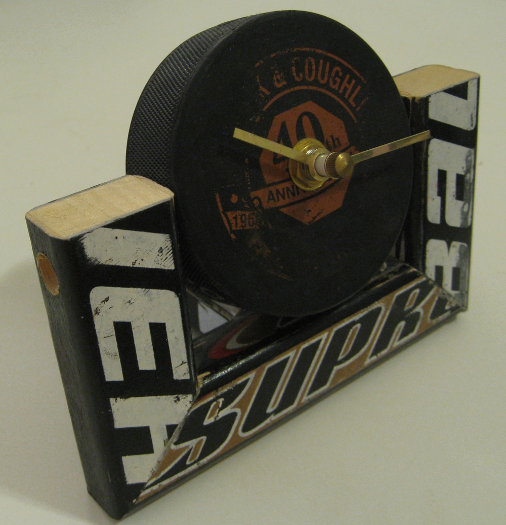 Desk Clock | Hockey Stick Builds
